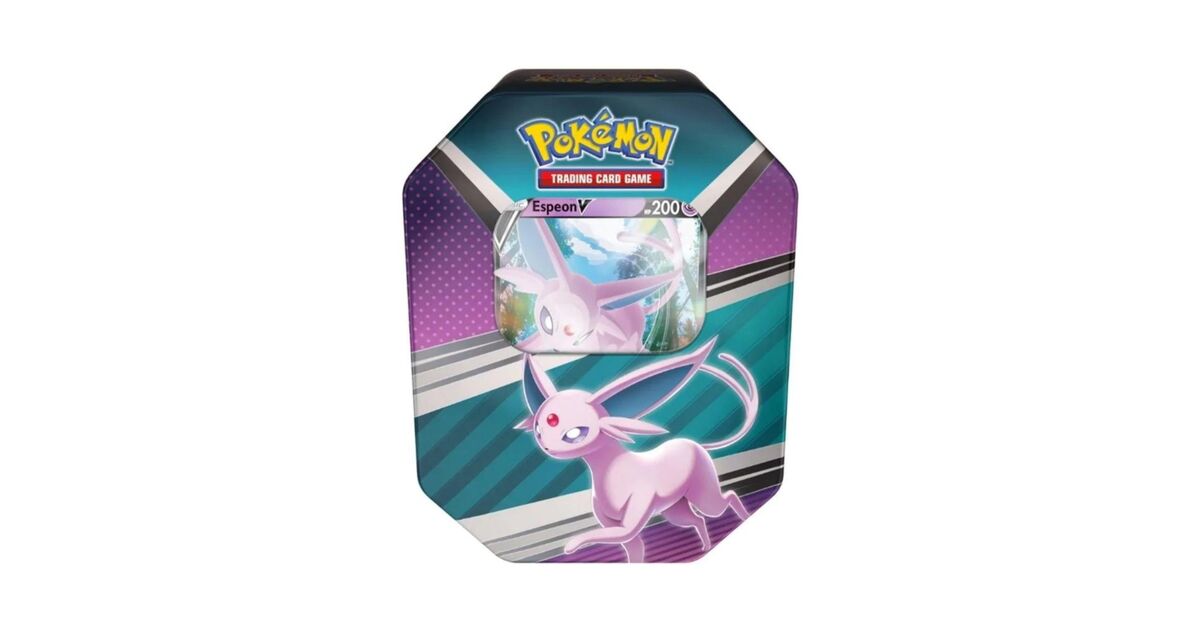 Pokemon TCG Spring 2022 V Tin Display Espeon #87015 | Nerdom