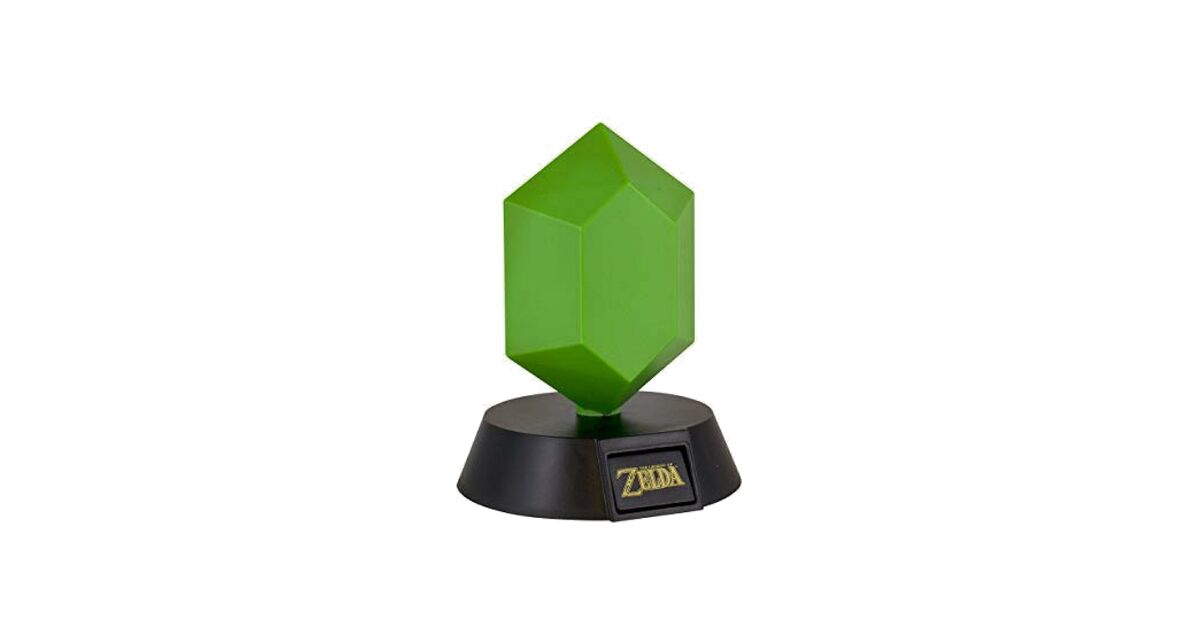 The Legend of Zelda Green Rupee 3D Light | Nerdom, Greece