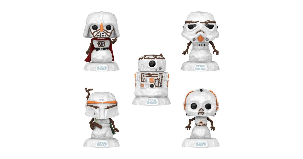 Φιγούρες Funko Pop! 5-Pack Disney Star Wars: Holiday (Special Edition ...