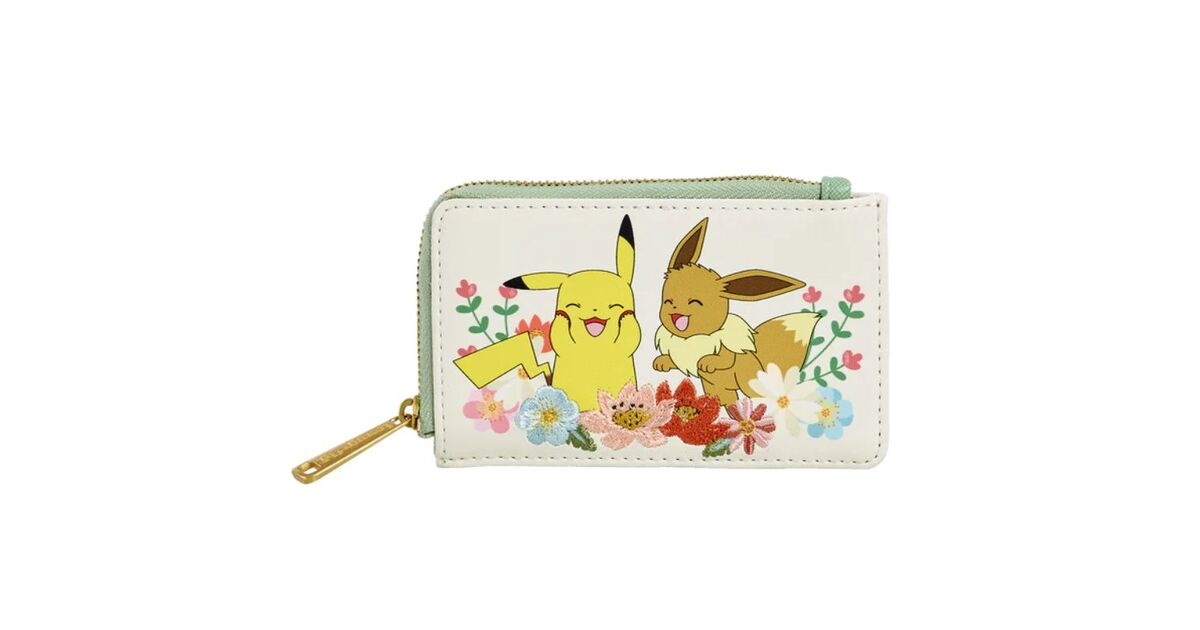Loungefly Pokemon: Pikachu & Eevee Floral Wallet | Nerdom, Greece
