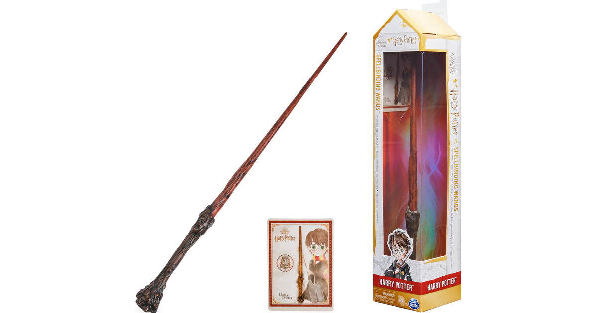 Spin Master Harry Potter: Harry Potter Authentic Replica Wand | Nerdom ...