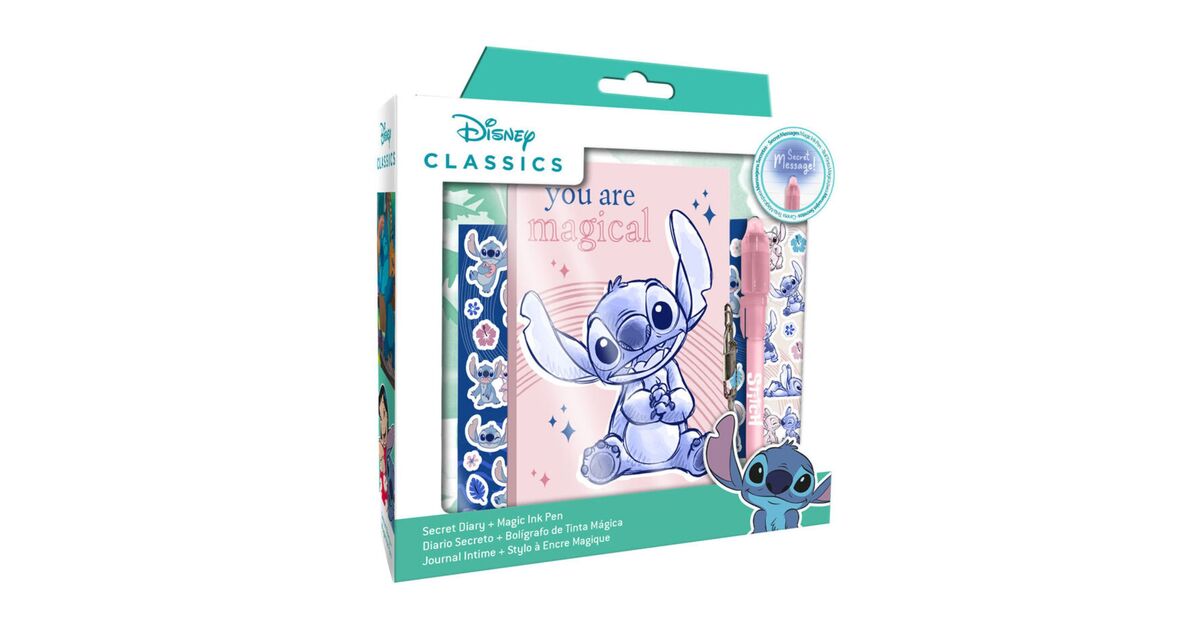 Μαγικό Στυλό & Ημερολόγιο Disney Stitch Secret | Nerdom