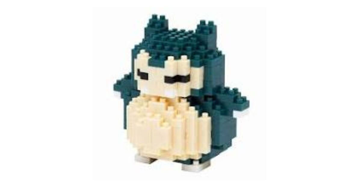 Φιγούρα Bandai Nanoblock : Pokemon Snorlax Building Block | Nerdom
