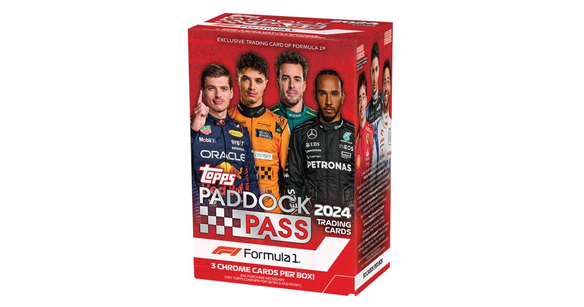 Topps Formula 1 Paddock Pass Value Box | Nerdom