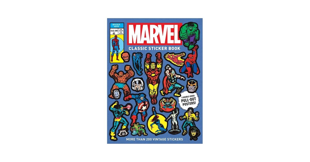 Marvel Classic Sticker Book | Nerdom