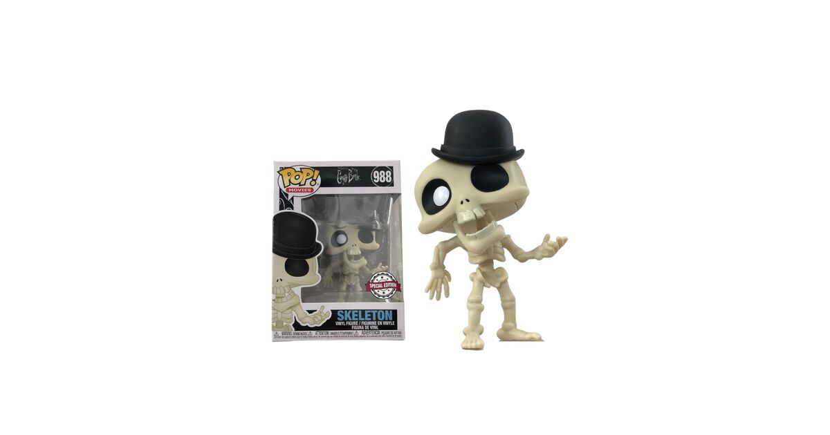Funko Pop! Corpse Bride Skeleton (Chase GITD Is Possible) (Special ...