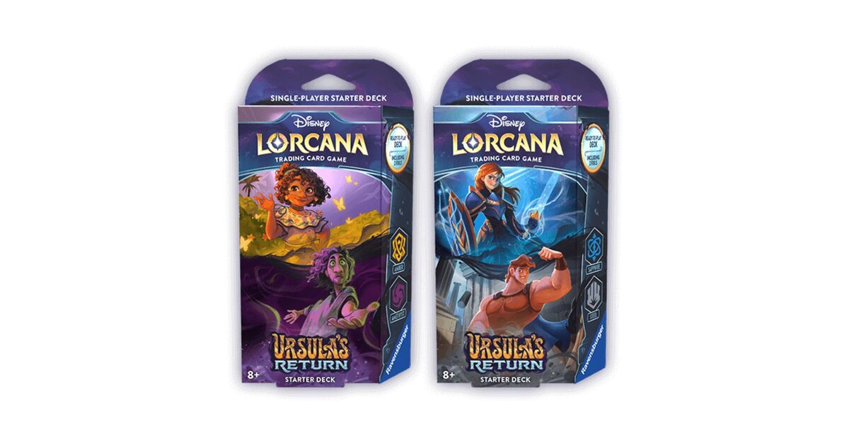 Disney Lorcana Chapter 4 Ursula's Return Starter Box 1pc Random Pick ...