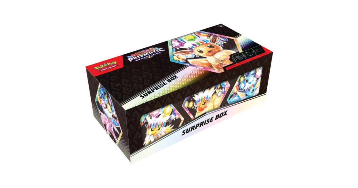 Pokemon TCG SV8.5 Prismatic Evolutions Surprise Box Collection | Nerdom, Greece