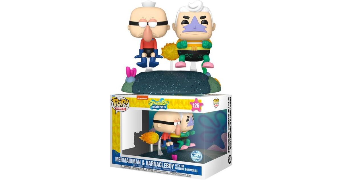 Funko Pop! Rides Deluxe: SpongeBob Squarepants - Mermaidman and ...