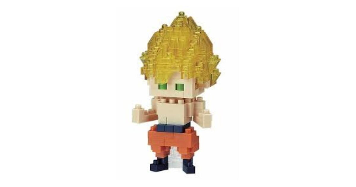Bandai Nanoblock Dragon Ball Son Goku Super Saiyan Building Block ...