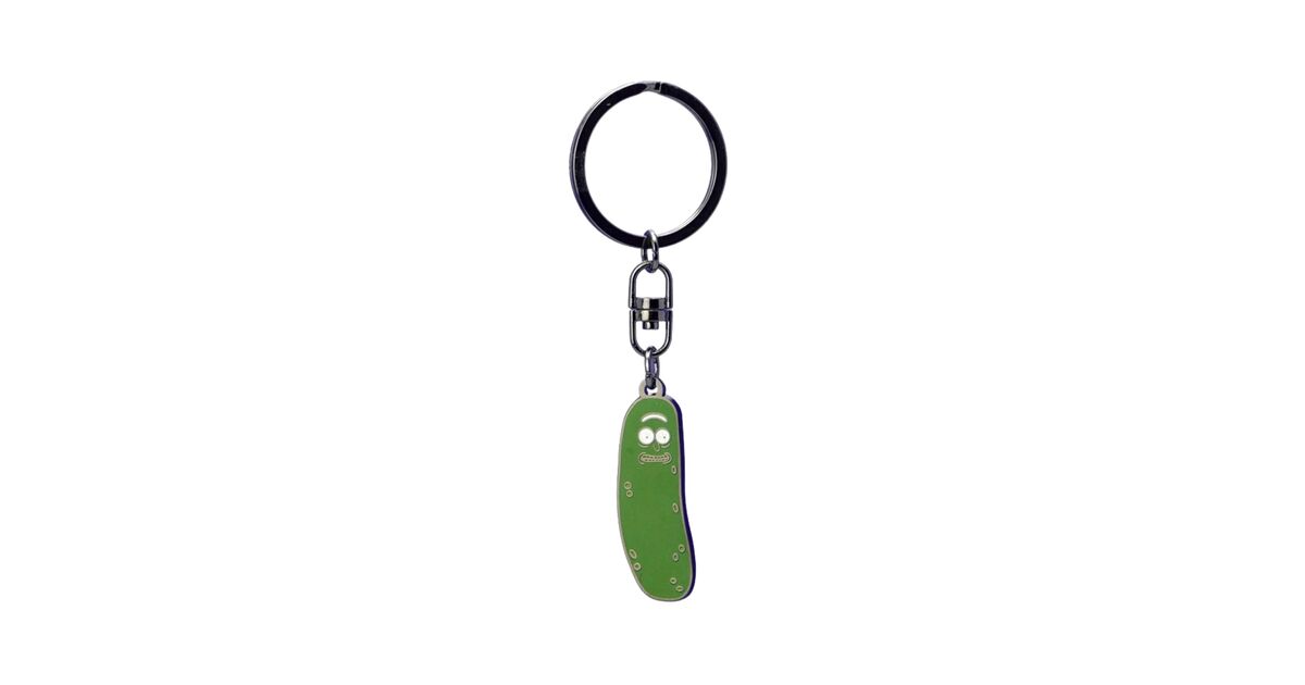 Rick and Morty Pickle Rick Keychain | Nerdom