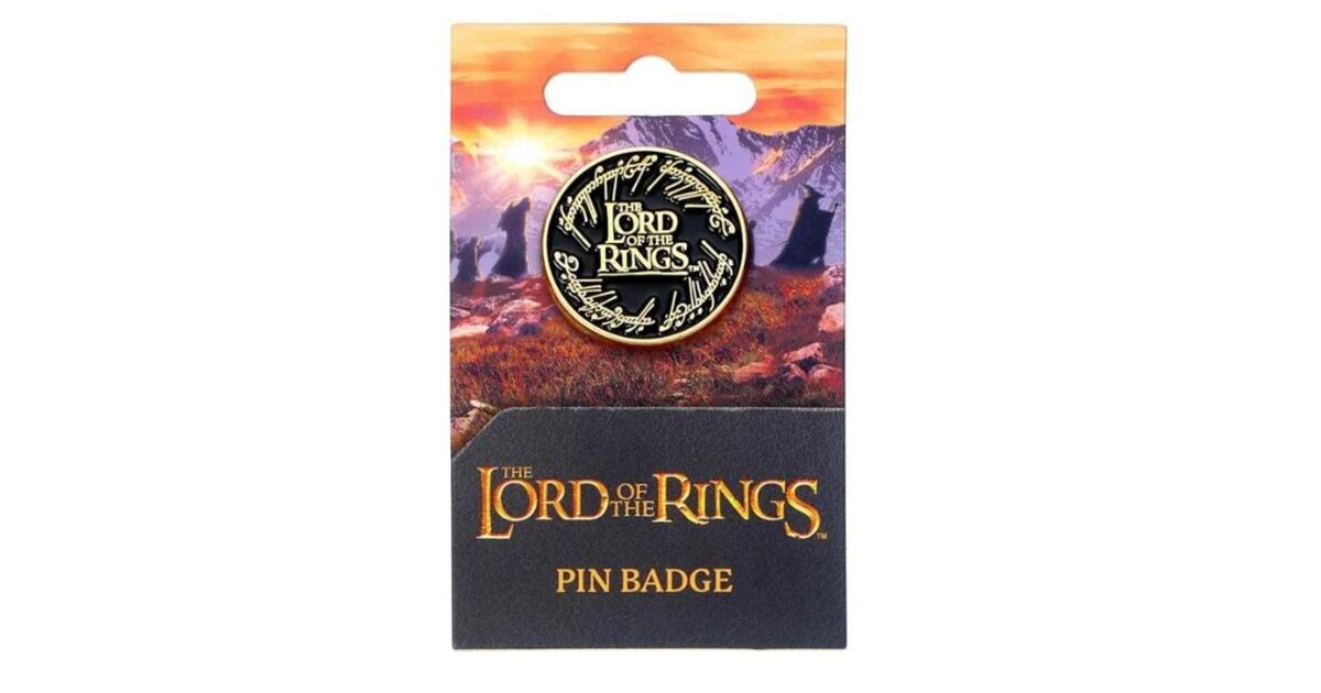 The Lord Of The Rings One Eing Pin Badge | Nerdom, Greece
