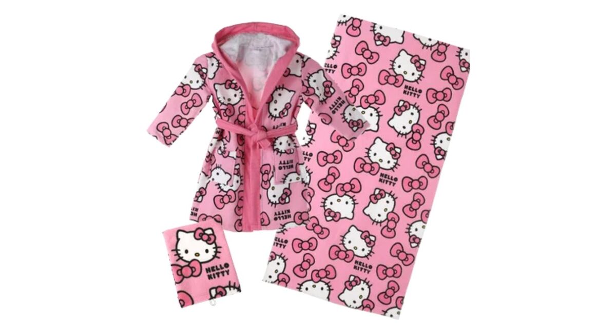 Hello Kitty Bathrobe Set | Nerdom, Greece