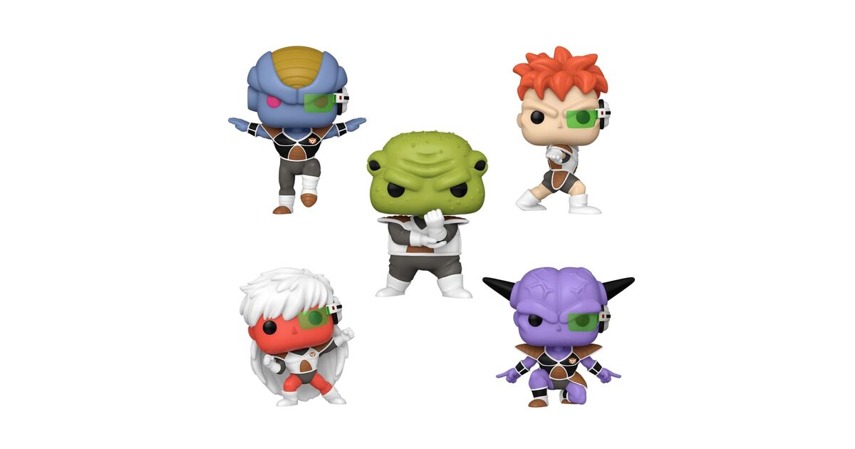 Funko Pop! 5-Pack Animation Dragon Ball Z Recoome/Guldo/Ginyu/Jiece ...
