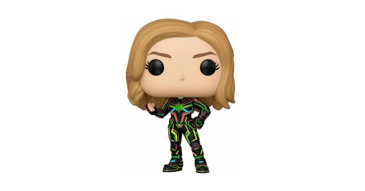 Φιγούρα Funko Pop! Captain Marvel - Captain Marvel (Neon Suit) (GITD ...