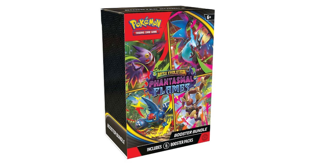 Pokemon TCG Mega Evolution: Phantasmal Flames - Booster Bundle | Nerdom, Greece