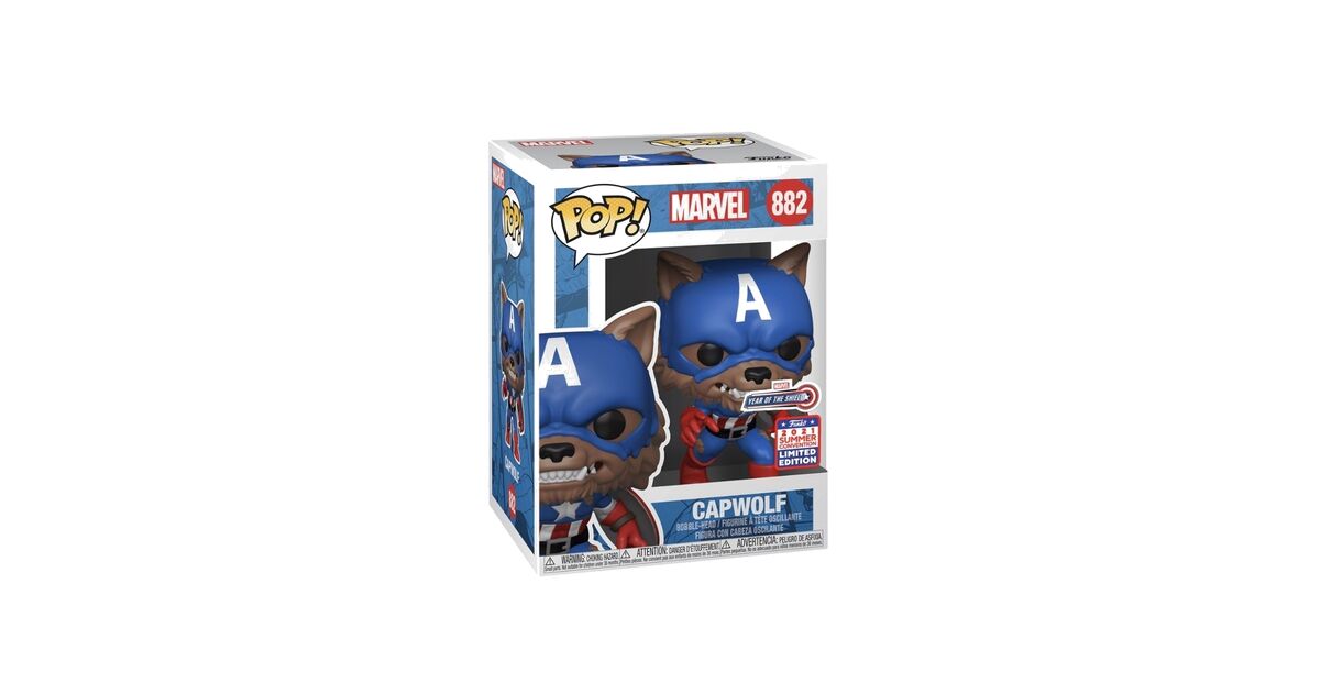 Funko Pop! Marvel Capwolf (SDCC21) | Nerdom, Greece