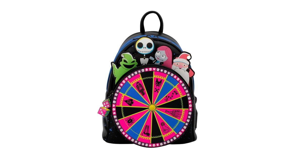 Τσάντα Πλάτης Loungefly Disney Nbc Oogie Boogie Wheel Mini #37802 | Nerdom