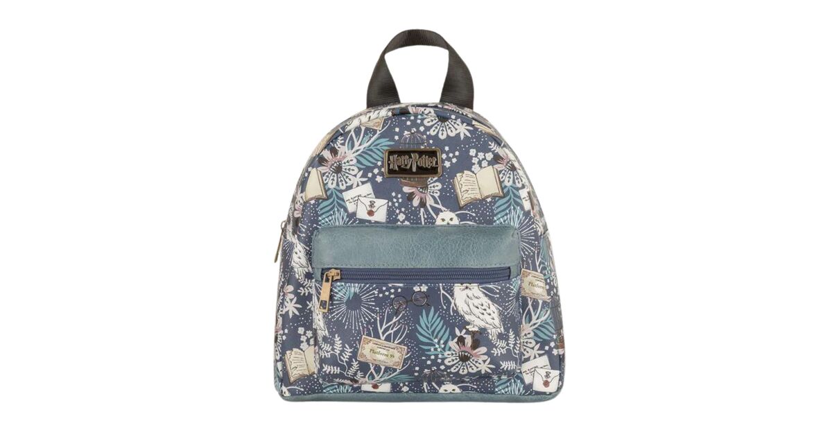 Harry Potter Mid Blue Floral Print Hedwig Mini Backpac | Nerdom, Greece