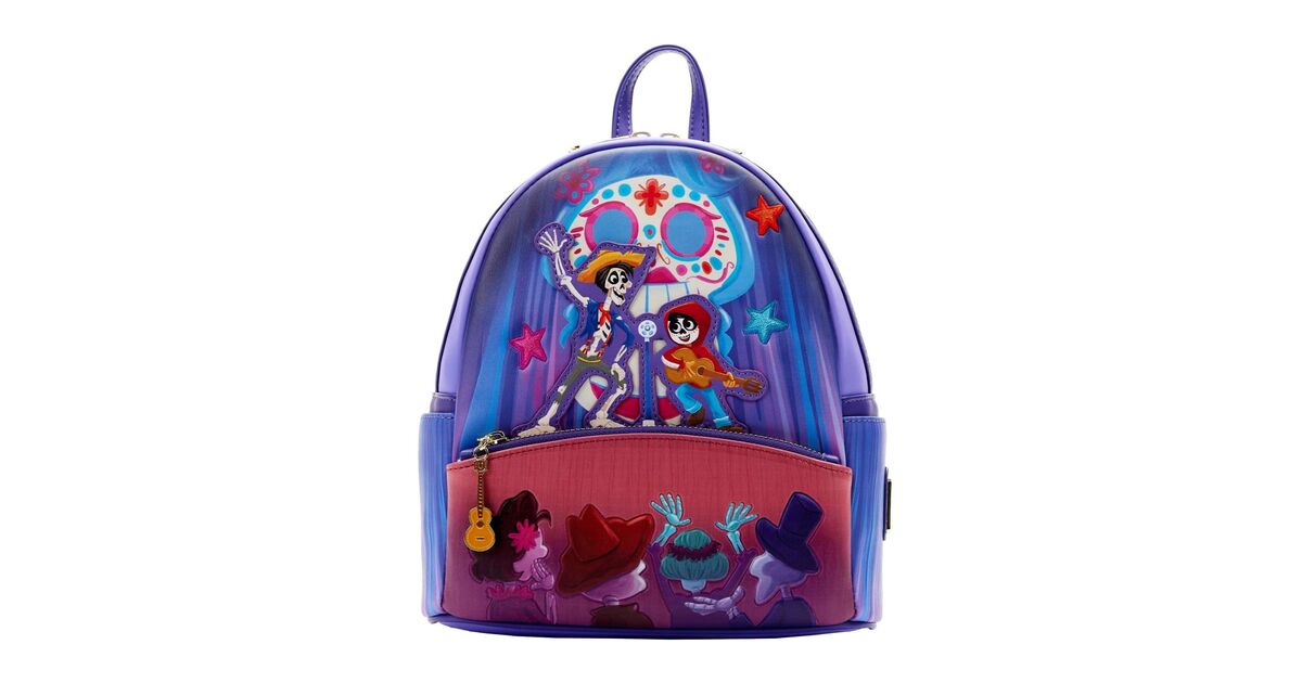 Loungefly Disney Pixar Moments Coco Miguel And Hector Performance Mini ...