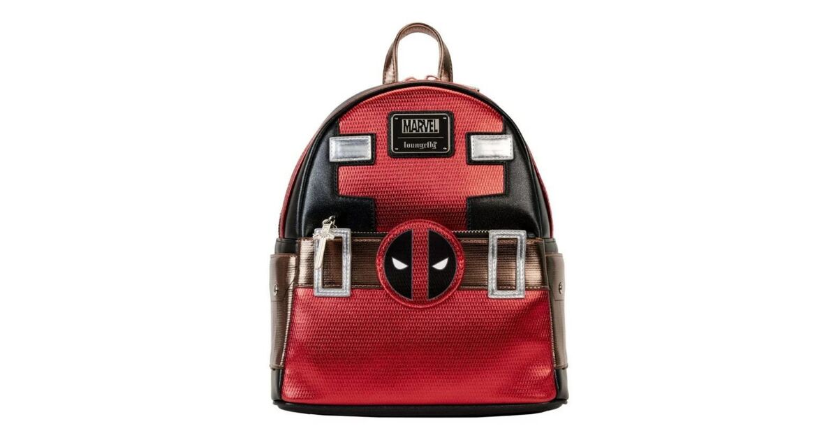 Loungefly Marvel Deadpool Metallic Collection Cosplay Mini Backpack ...