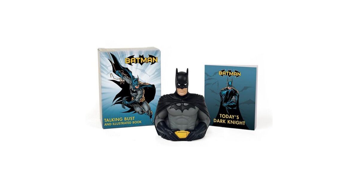 Batman: Talking Bust and Illustrated Book | Nerdom