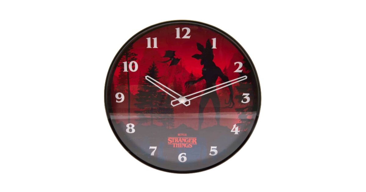 Stranger Things Upside Down Clock | Nerdom, Greece
