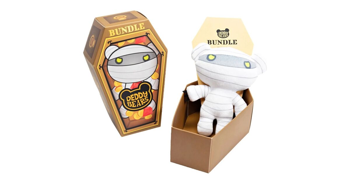 Deddy Bears Bundle Plush with Coffin Bundle 14cm | Nerdom, Greece