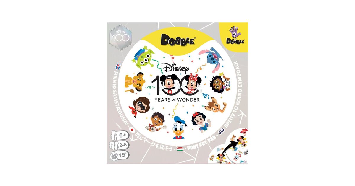 Disney Dobble 100 Board Game | Nerdom