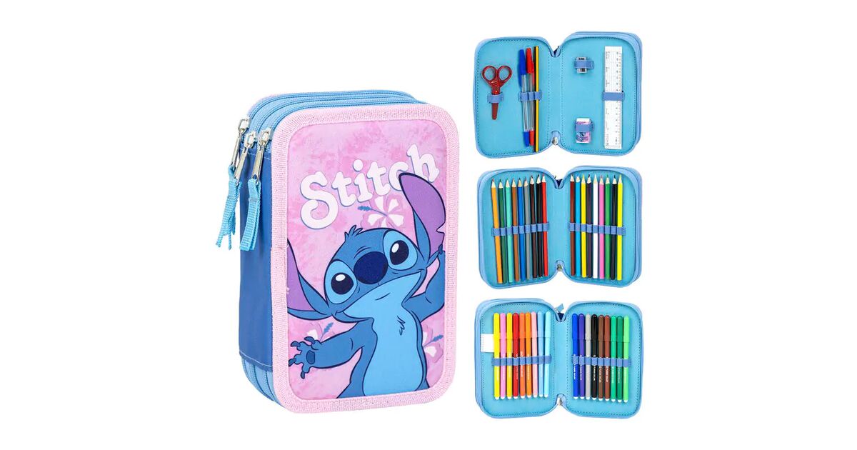 Κασετίνα Disney Stitch Pencil Case with Accessories 1τμχ Τυχαία Επιλογή ...