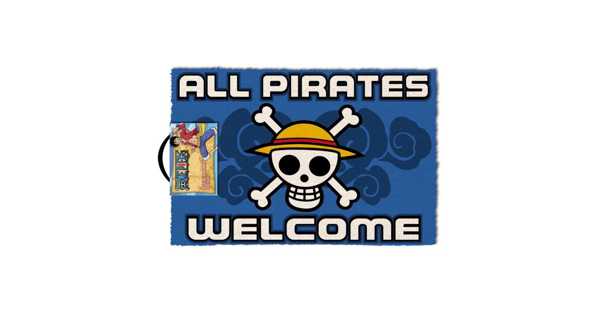 Χαλί One Piece All Pirates Welcome | Nerdom