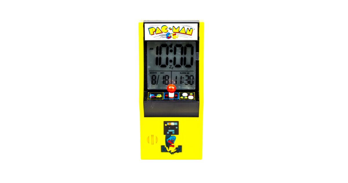 Pac-Man Arcade Alarm Clock | Nerdom
