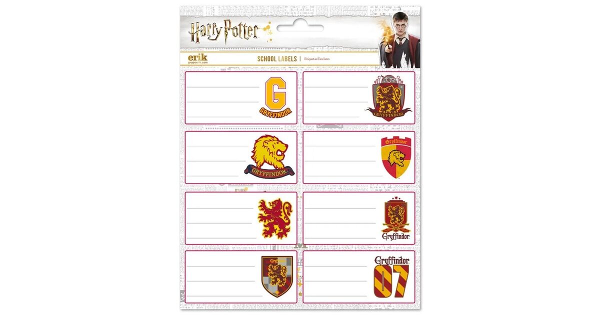 Harry Potter Gryffindor Sticker For Notebooks | Nerdom, Greece