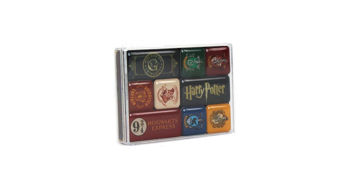 Harry Potter Set of 6 Epoxy Magnets | Nerdom