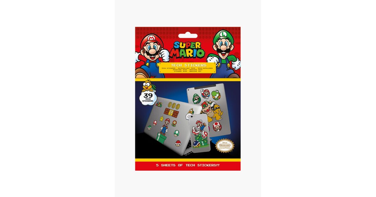 Super Mario Tech Stickers | Nerdom