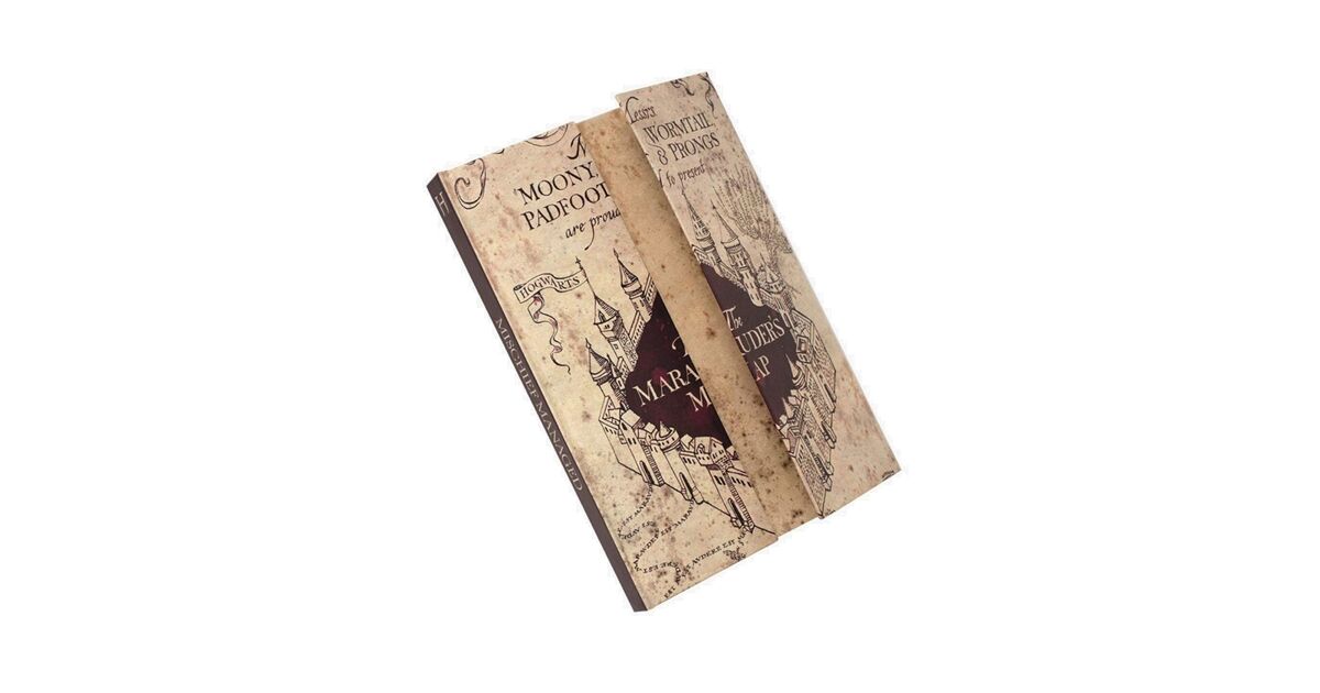 Harry Potter Marauders Map A5 Notebook | Nerdom