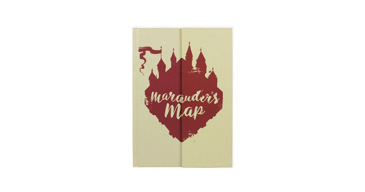 Harry Potter Marauders Map A5 Notebook | Nerdom