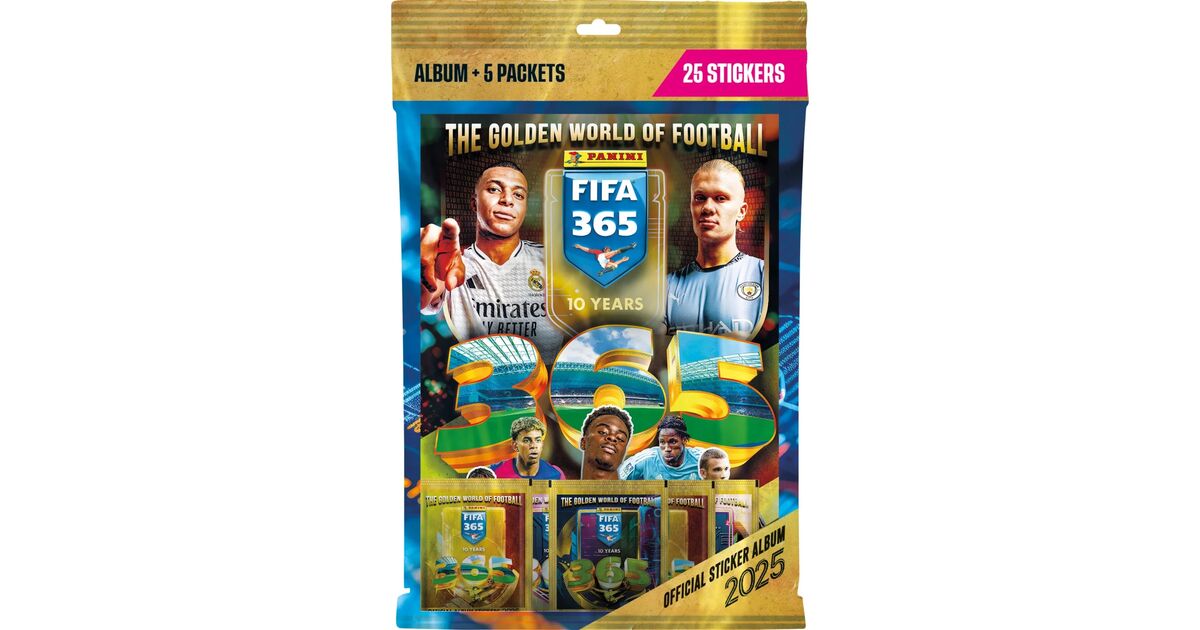 Panini Fifa 365 2025: Starter Pack Stickers | Nerdom, Greece