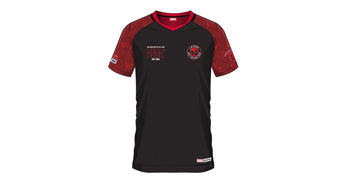 Soccer Jersey Deadpool 91 | Nerdom, Greece