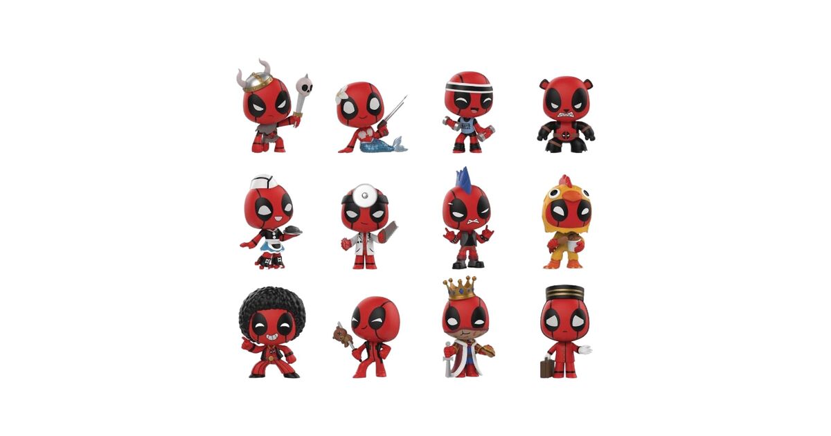 Φιγούρα Funko Mystery Mini Marvel Deadpool Blind Box (Random) #30975 ...