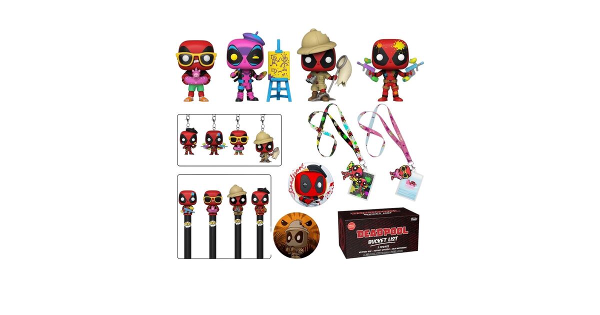 Funko Marvel Bucket List Deadpool 2021 Collectors Box #58445 | Nerdom ...
