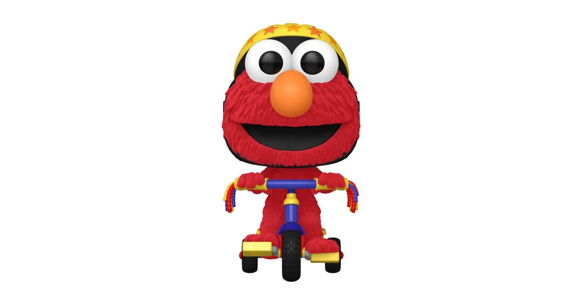 Φιγούρα Funko Pop! 123 Sesame Street Elmo on Trike (Flocked) (Special ...