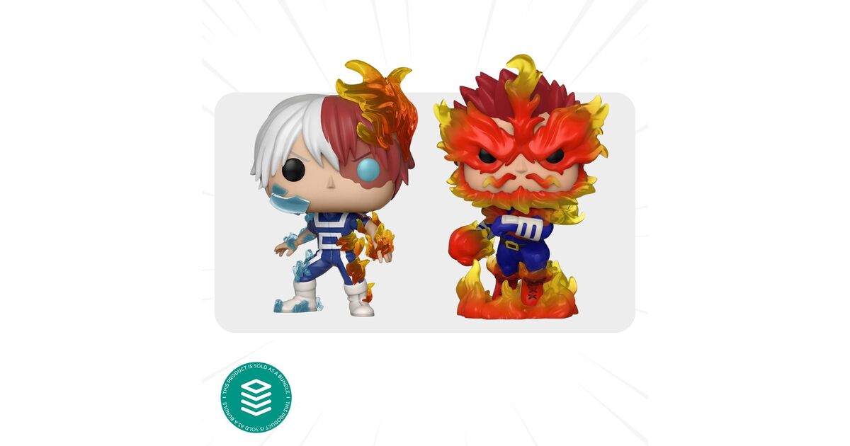 Funko Pop! My Hero Academia Endeavor + Todoroki Bundle | Nerdom