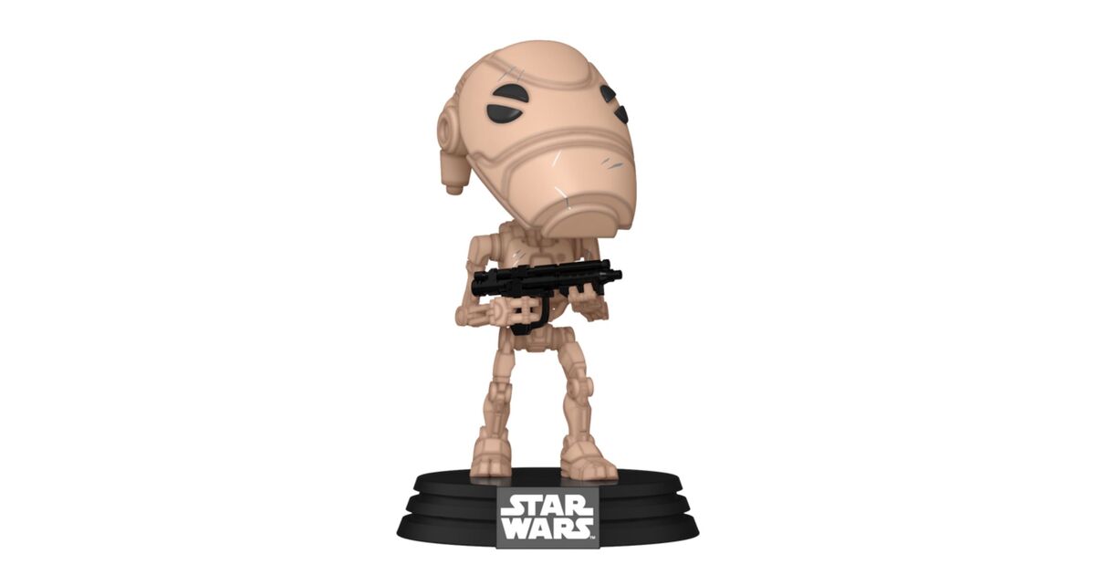 Funko Pop! Deluxe Star Wars The Phantom Menace Battle Droid | Nerdom ...