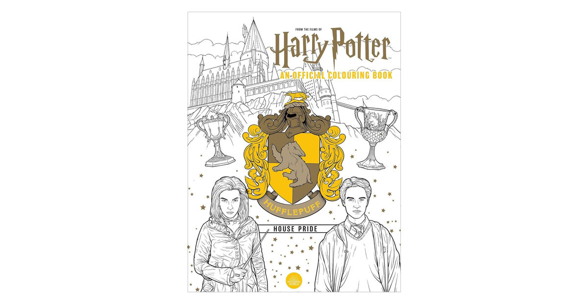Βιβλίο Ζωγραφικής Harry Potter Hufflepuff House Pride The Official ...