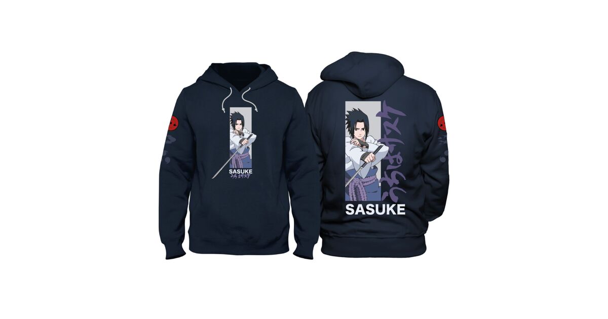 Naruto Shippuden Sasuke Hooded Sweatshirt | Nerdom, Greece