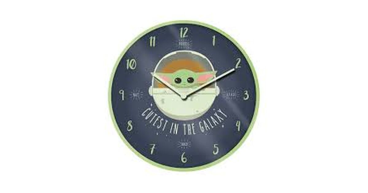 Star Wars The Mandalorian Wall Clock | Nerdom, Greece