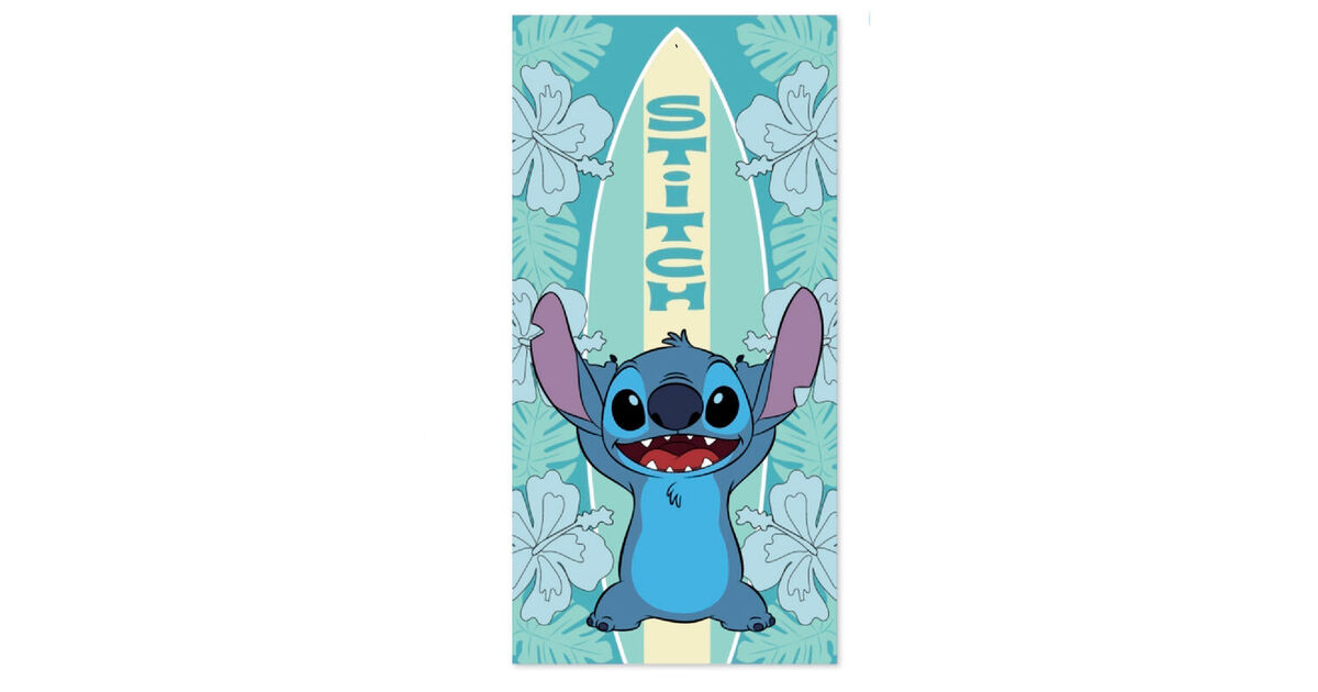 Πετσέτα Θαλάσσης Disney Stitch Surf Cotton | Nerdom