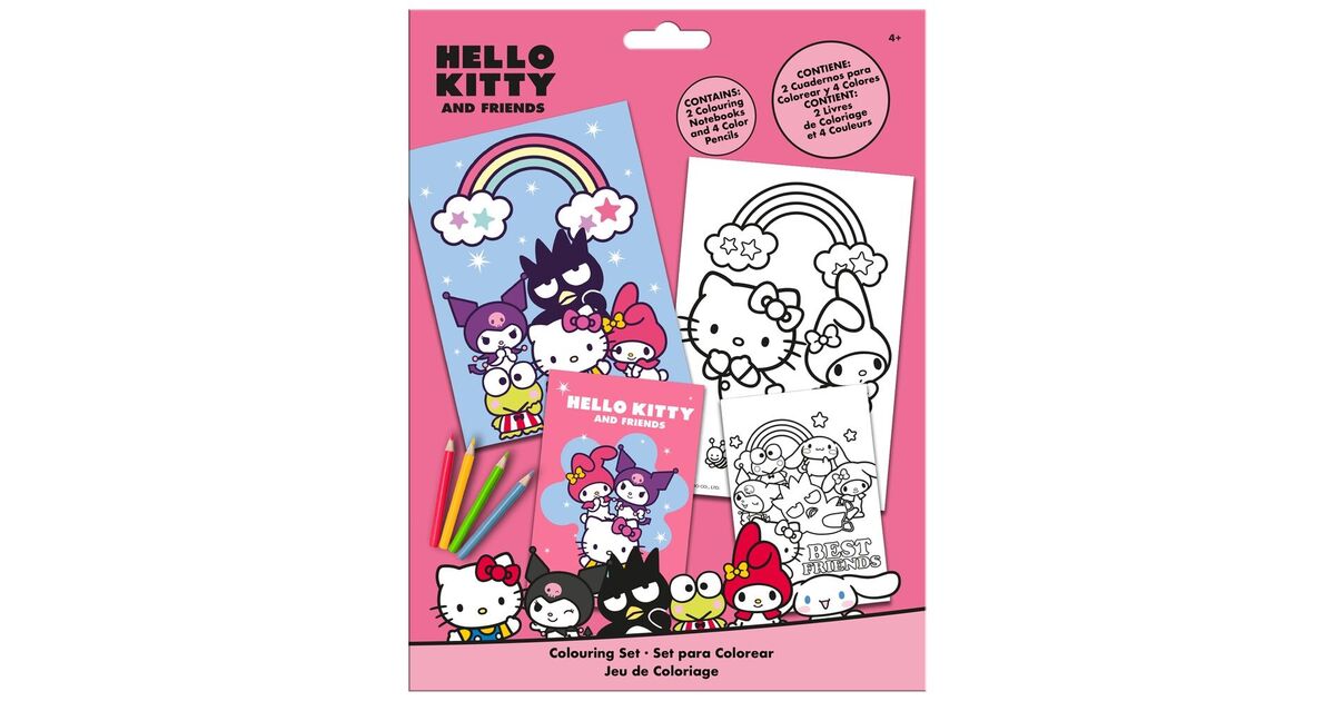 Hello Kitty And Friends Colouring Set | Nerdom, Greece