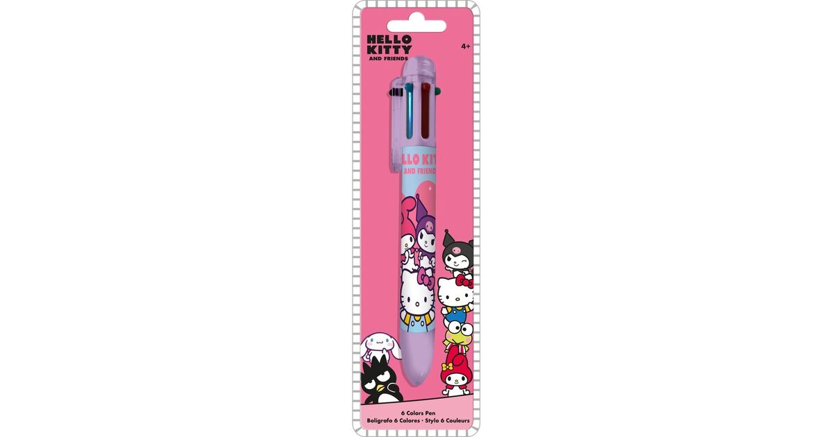 Pen Hello Kitty And Friends 6 Colours | Nerdom, Greece